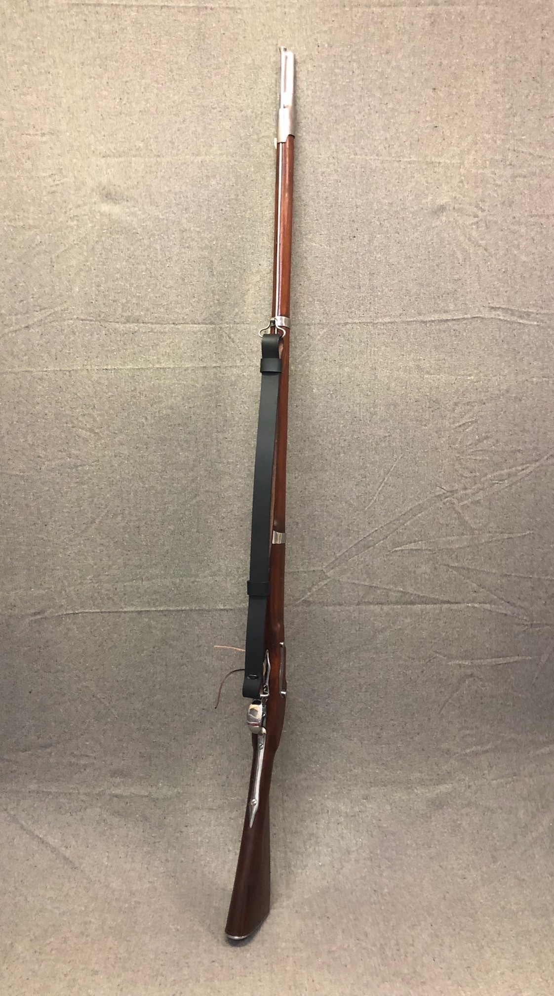 Black Leather Musket Sling | Veteran Arms From Muzzleloading Era