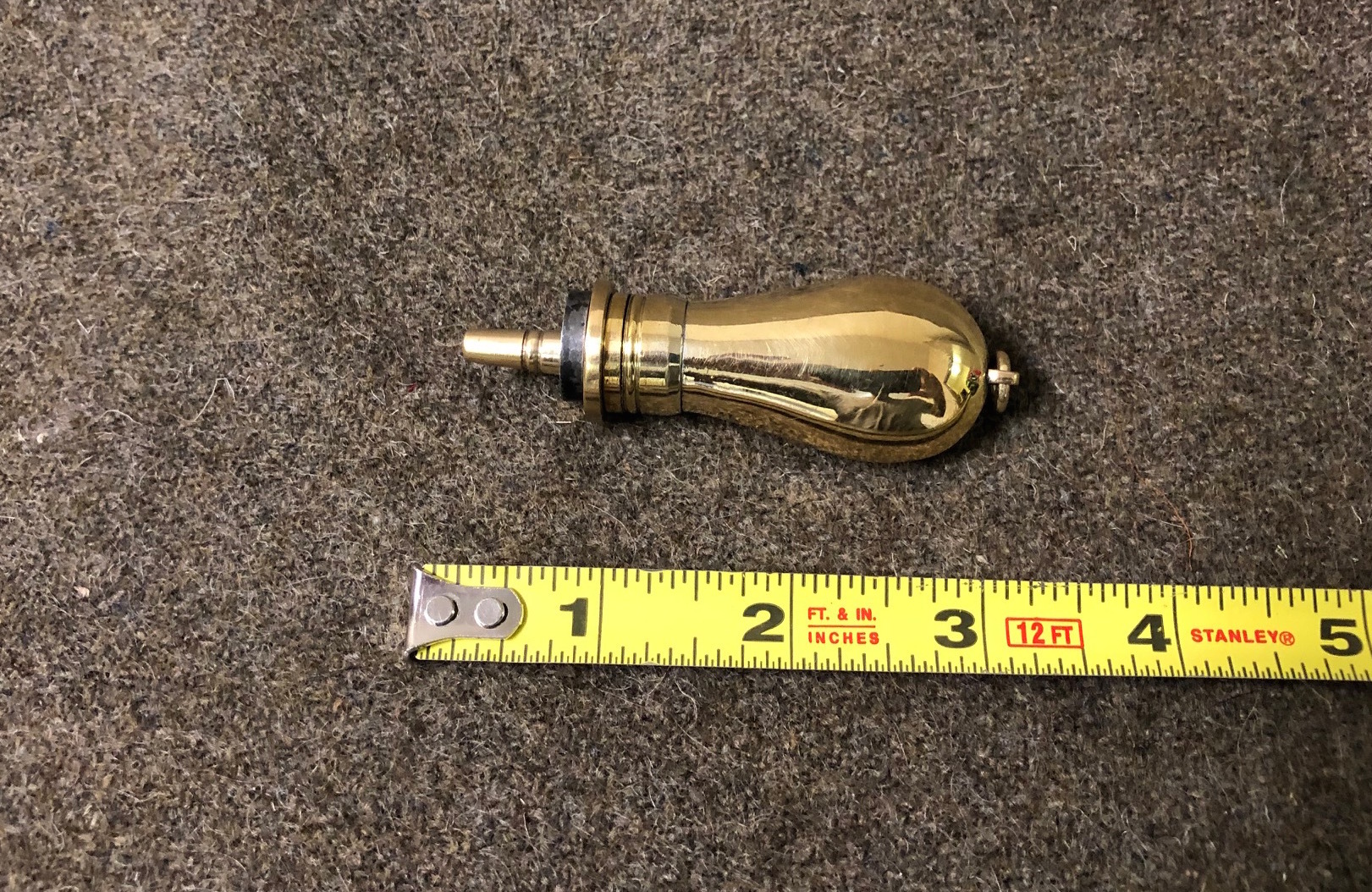 Miniature Brass Priming Flask | Veteran Arms From Muzzleloading Era