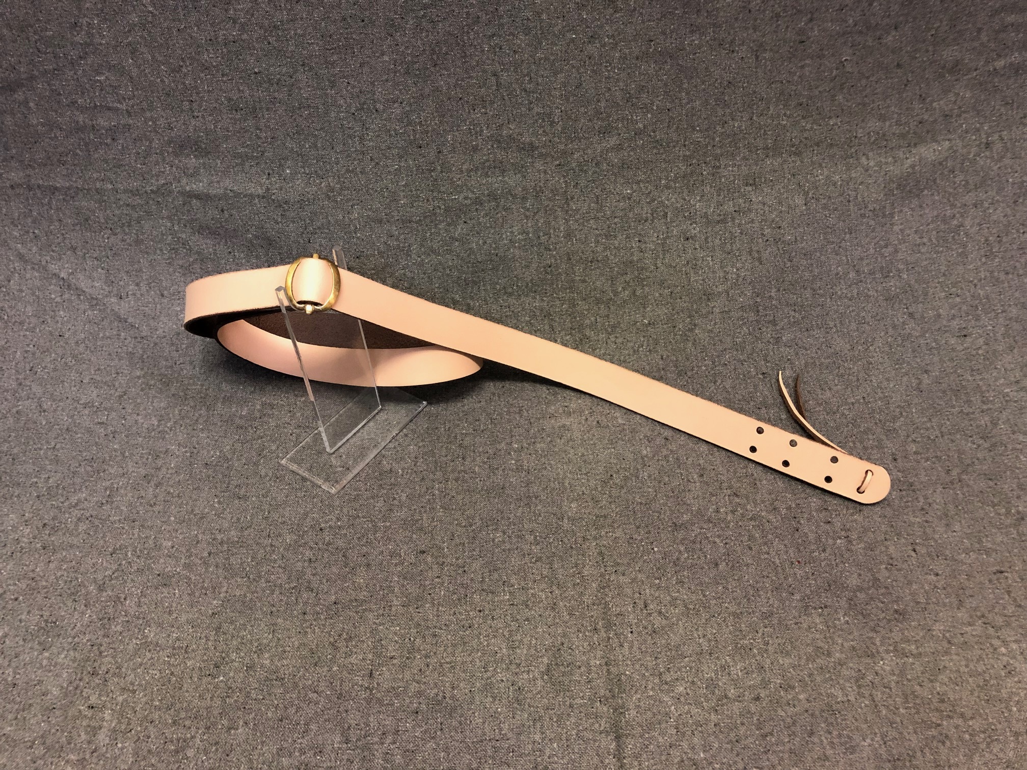 Natural Leather Musket Sling with Brass Buckle | Purchase Reproduction ...