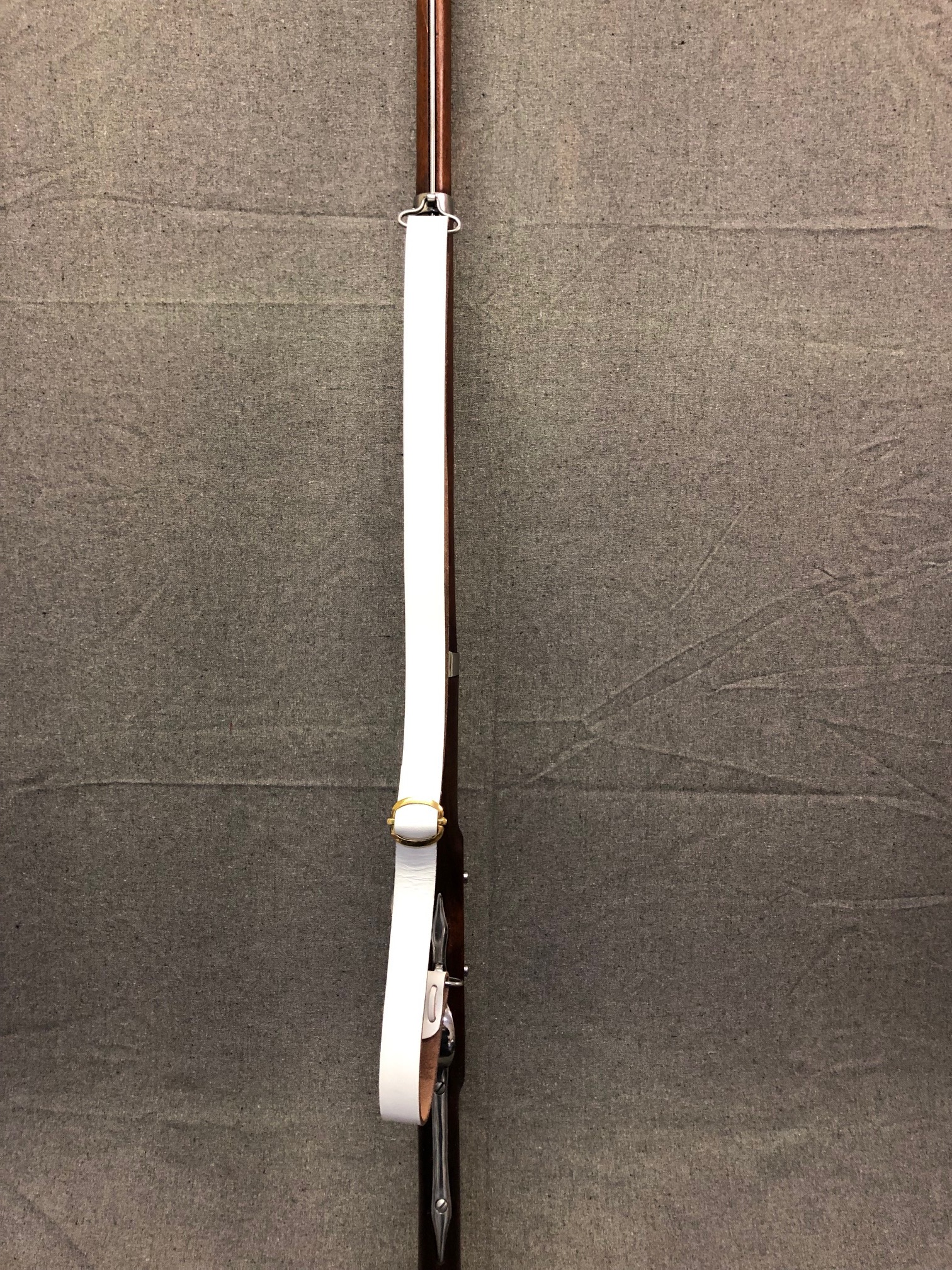 White Leather Musket Sling with Buckle | Veteran Arms From ...