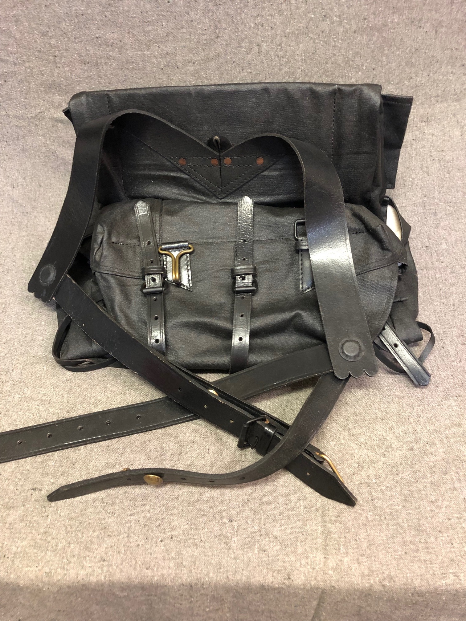 Civil War Double Bag Knapsack | Veteran Arms From Muzzleloading Era