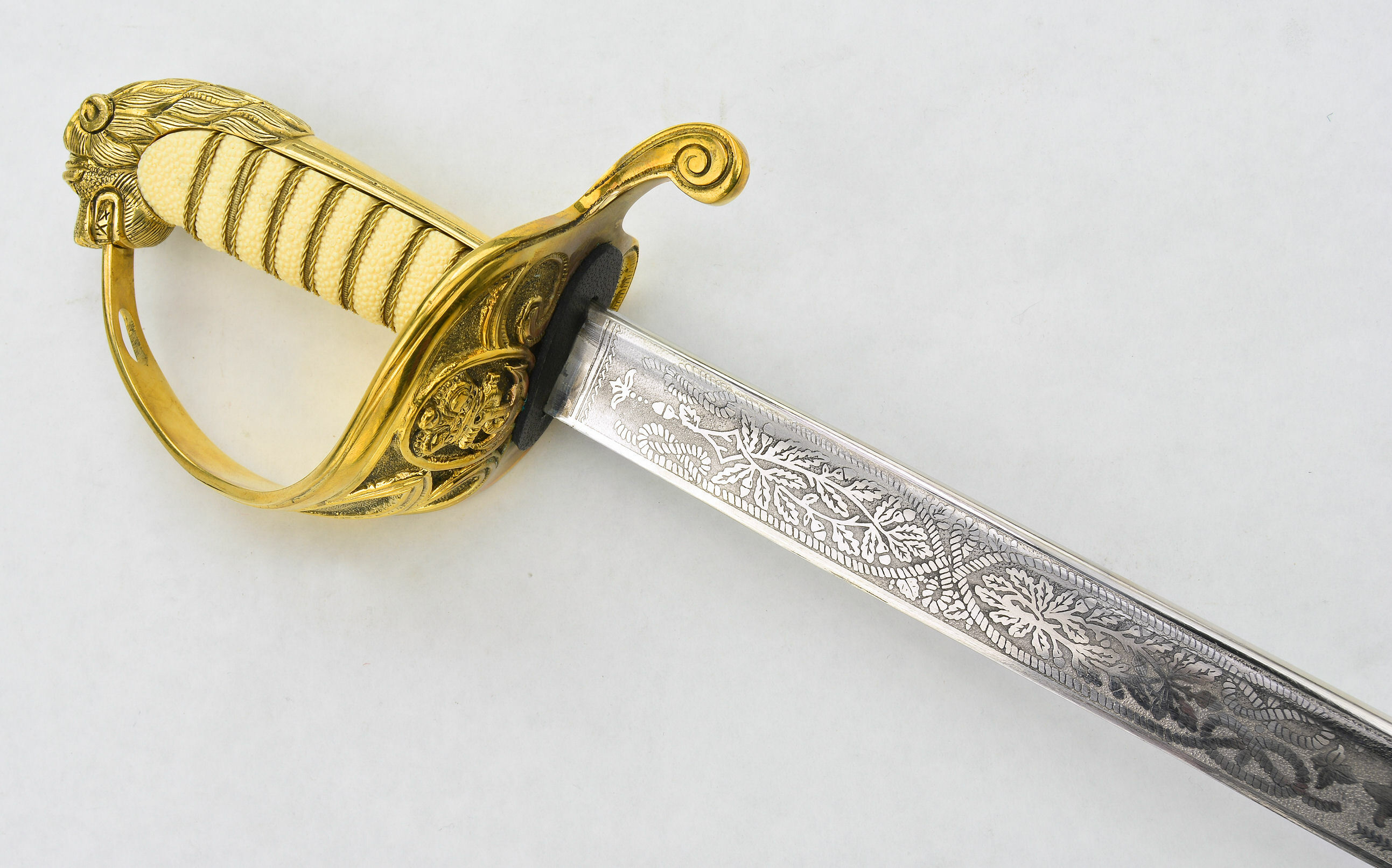 British Royal Navy Dress Saber with Pipe-Back Blade | Purchase ...