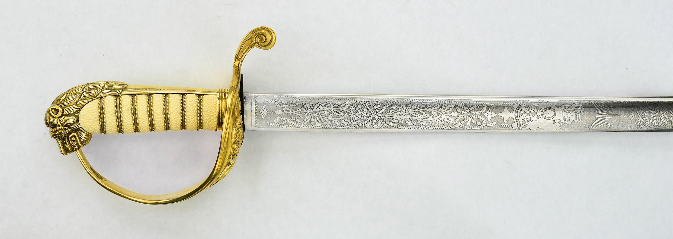 British Royal Navy Dress Saber with Pipe-Back Blade | Purchase ...