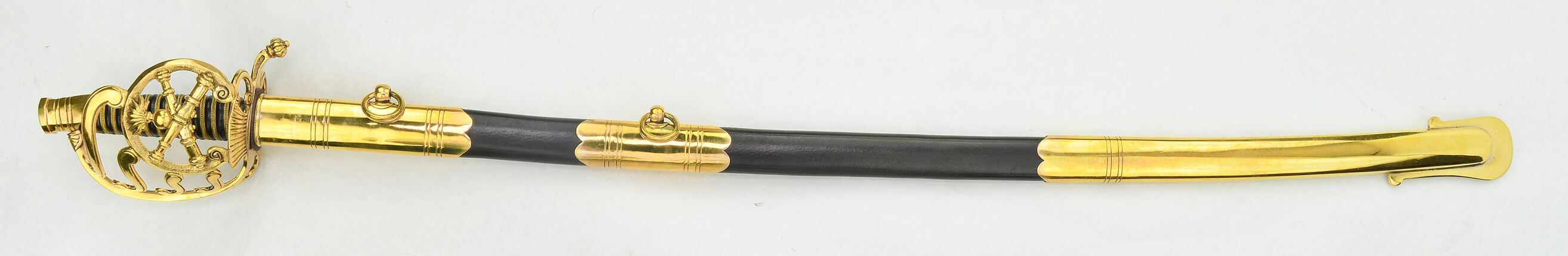 French Napoleonic Artillery Officer's Sword - Leather Scabbard ...