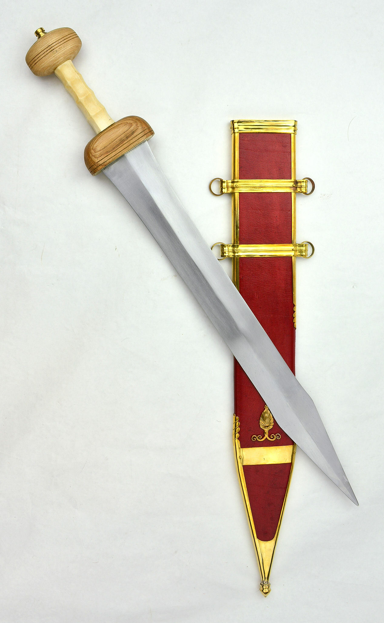Roman Mainz Gladius - Red Scabbard | Purchase Reproduction Veteran Arms ...