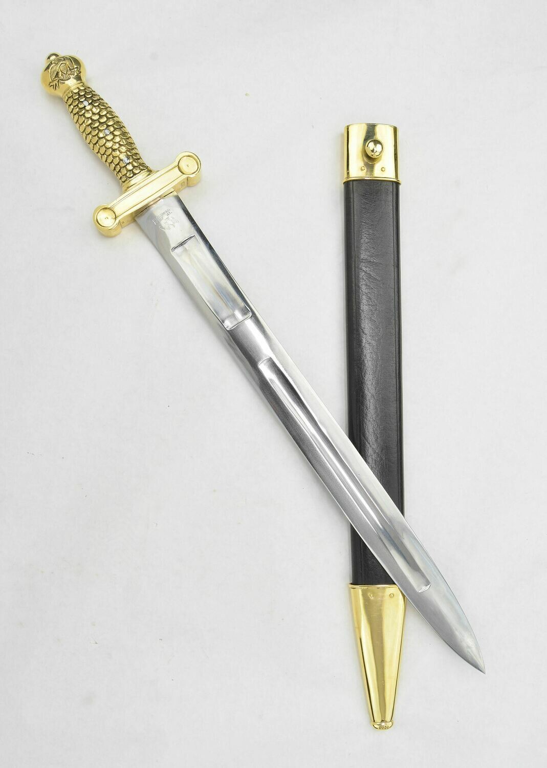 Five-Lobed Viking Sword with Suspension Loop Scabbard | Veteran Arms ...