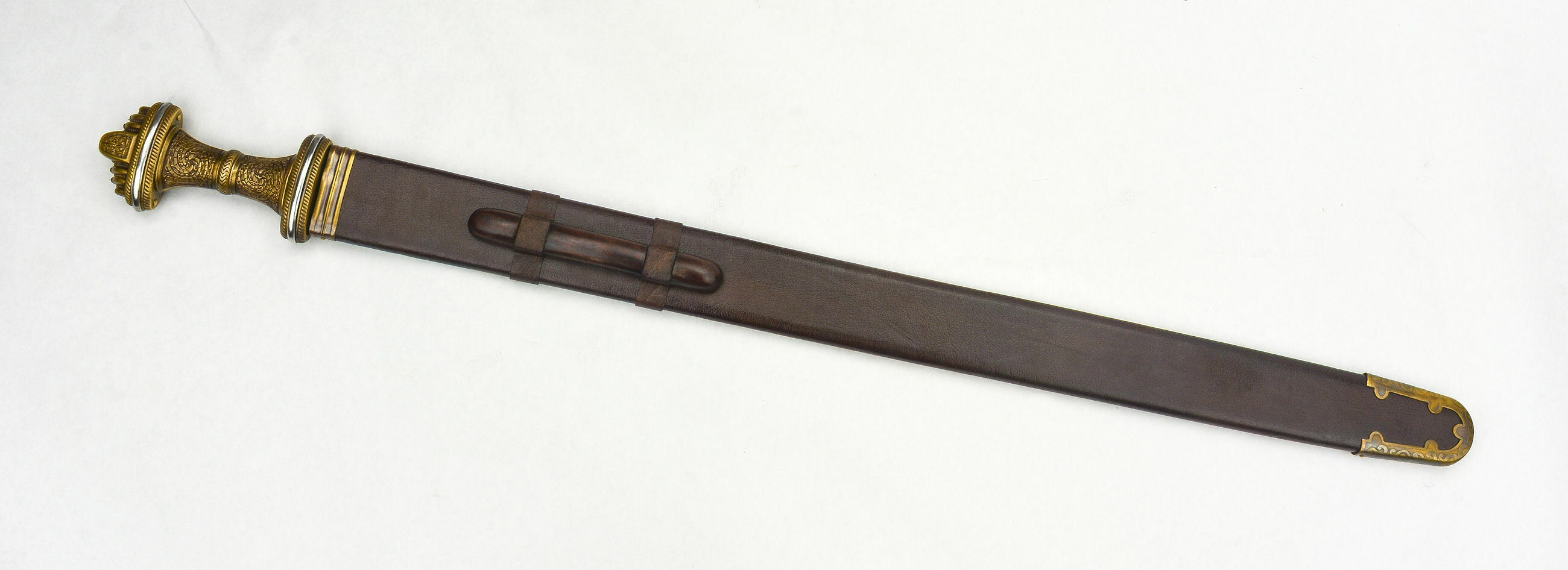 The Fetter Lane Sword - 8th Century Saxon Sword - Antiqued Brass Hilt ...