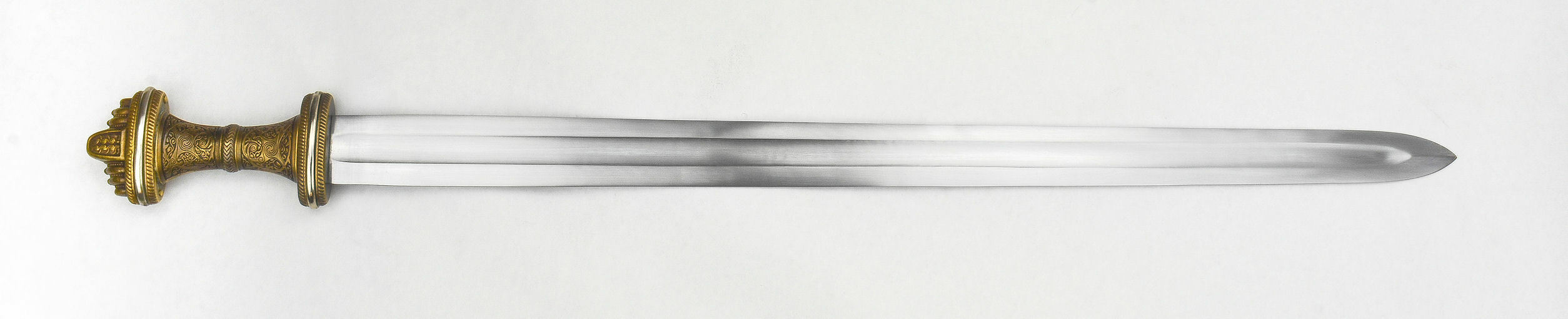 The Fetter Lane Sword - 8th Century Saxon Sword - Antiqued Brass Hilt ...