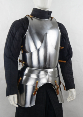 15th Century Gothic Torso Armor with Tassets - 18 Gauge | Veteran Arms ...