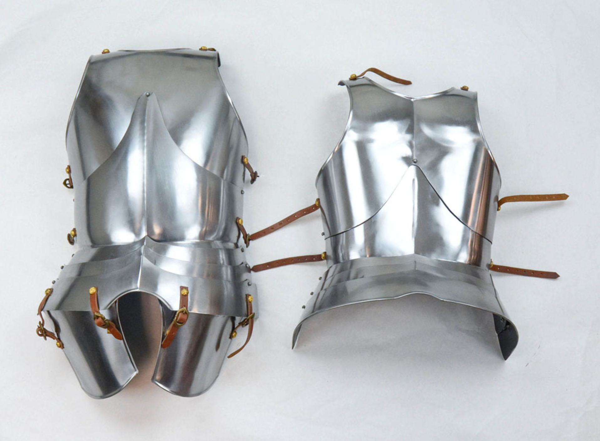 15th Century Gothic Torso Armor with Tassets - 18 Gauge | Veteran Arms ...