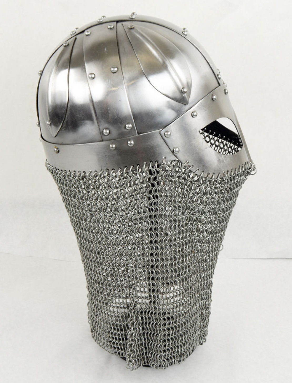 Viking Ocular Helm with Chainmail Camail - 16 Ga | Purchase ...