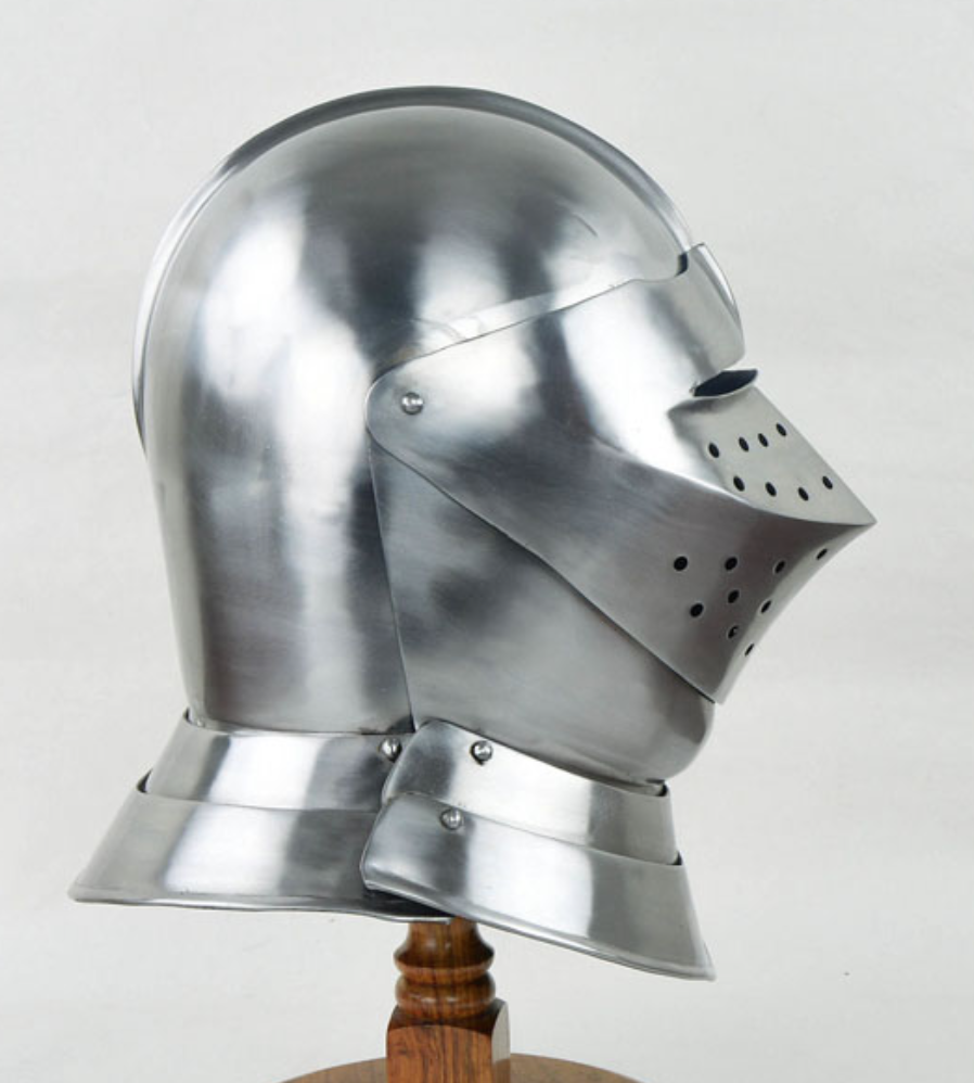 16th Century English Close Helm - 18 Gauge | Veteran Arms From ...