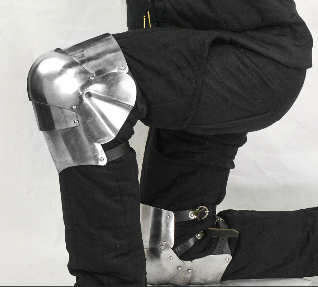 Knee Armor Set / Poleyns - 16 Gauge | Veteran Arms From Muzzleloading Era