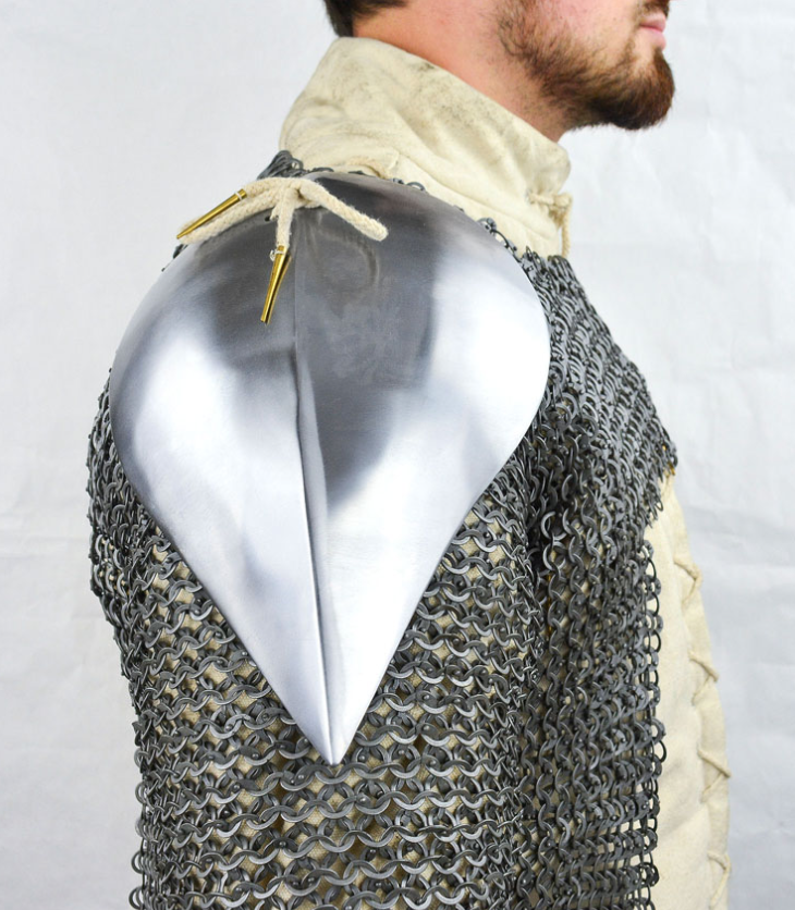 Visby Pauldrons - Mountable Upgrade for Chainmail or Padded Armor ...