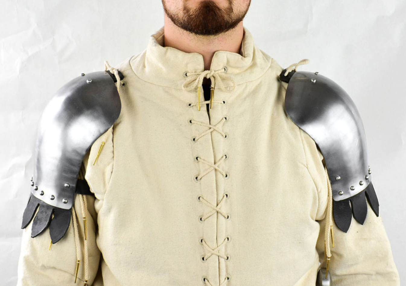 Medieval Pauldrons - Mountable Upgrade for Chainmail and Padded Armor ...