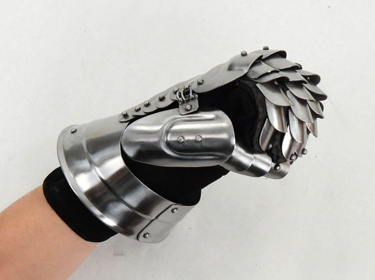 Late Medieval Steel Gauntlets - 18 Gauge | Veteran Arms From ...