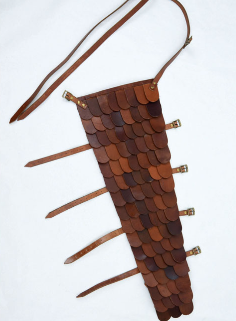 Gladiator Leather Scale Arm Armor (single arm) | Purchase Reproduction ...