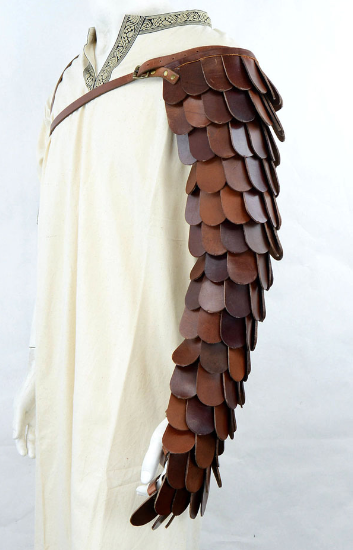 Gladiator Leather Scale Arm Armor (single arm) | Purchase Reproduction ...
