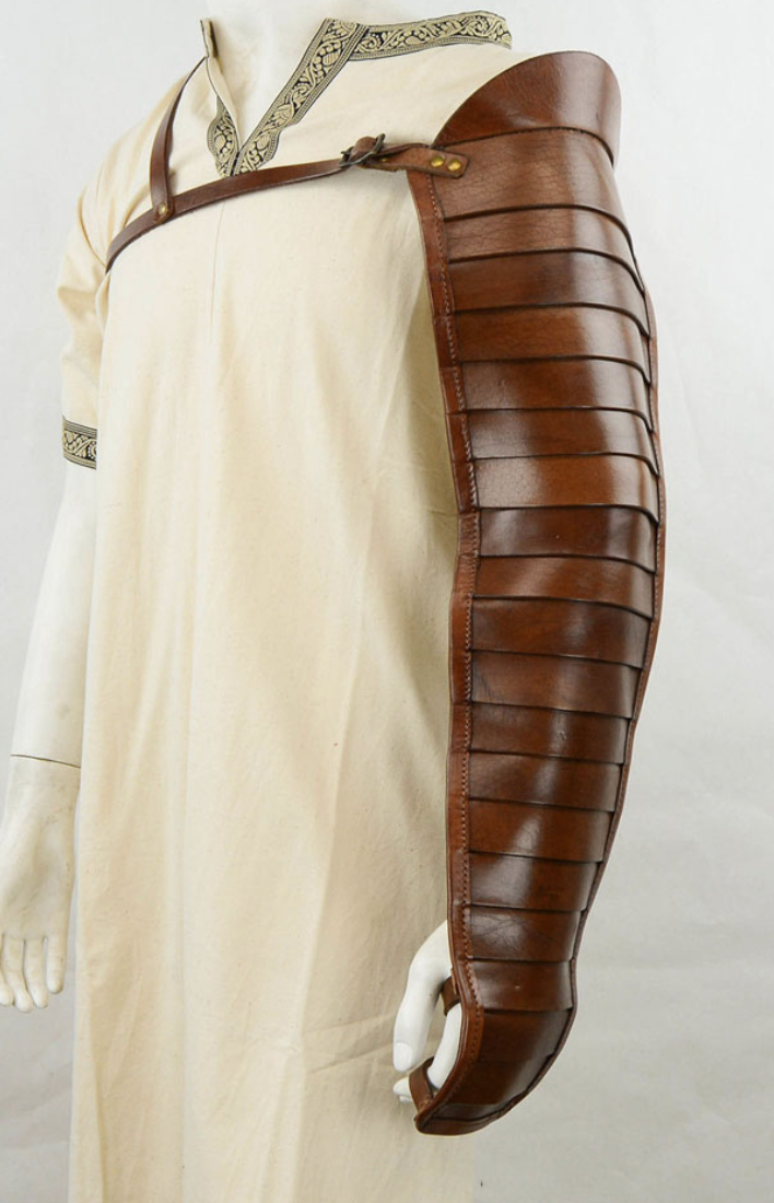 Gladiator Leather Segmentata Arm Armor (single arm) | Purchase ...