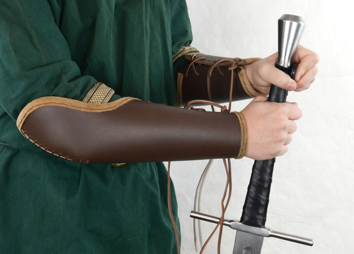 Leather Bazubands - Bracers with Elbow Protection | Purchase ...