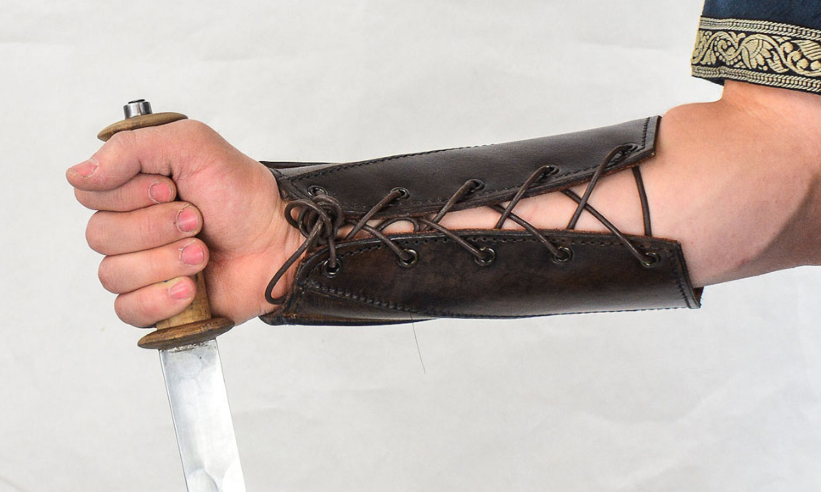 Padded Leather Bracers | Purchase Reproduction Veteran Arms Items from ...