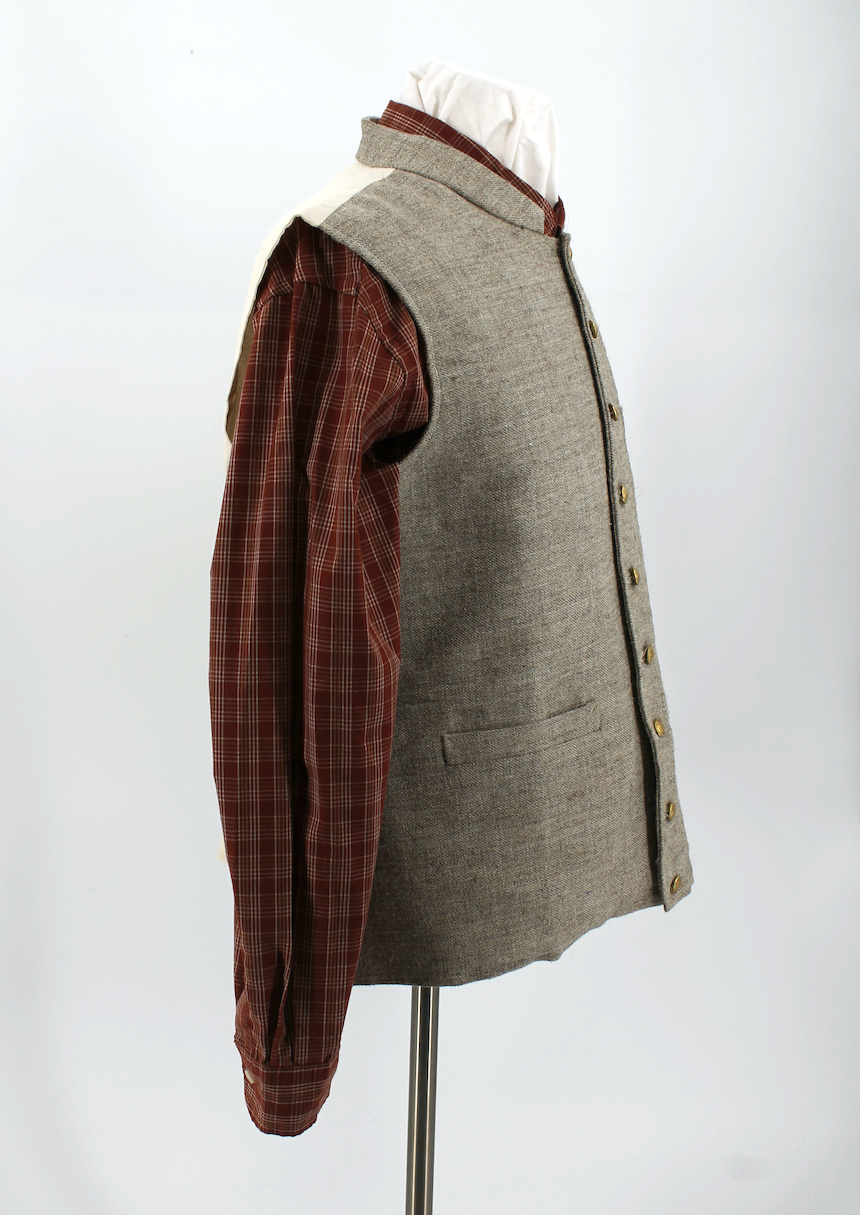 Confederate Civil War Jean Wool Vest | Purchase Reproduction Veteran ...