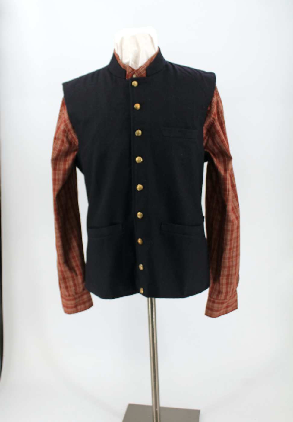 Union Civil War Vest - Dark Blue Wool | Purchase Reproduction Veteran ...