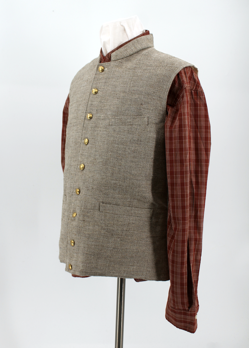 Confederate Civil War Jean Wool Vest | Purchase Reproduction Veteran ...