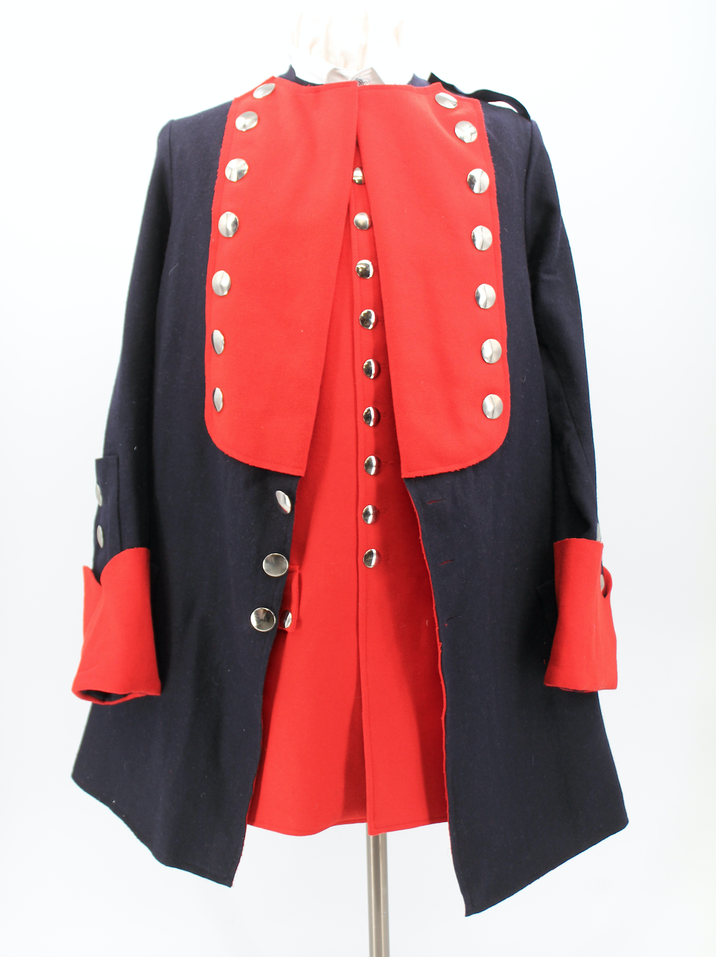 French & Indian War Blue & Red Regimental Coat | Purchase Reproduction ...