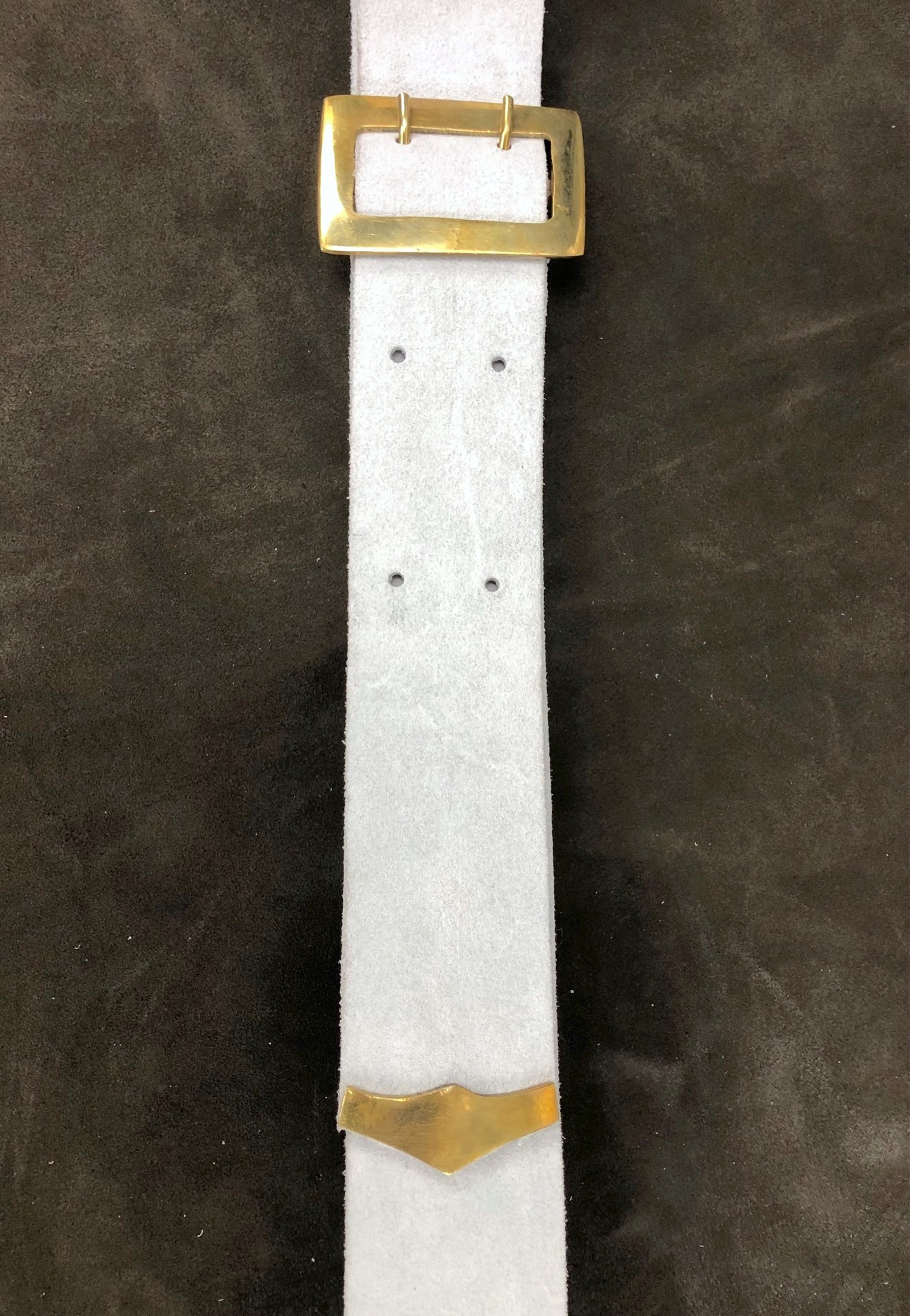 White Buff Leather Cavalry Carbine Sling with Clip | Purchase ...