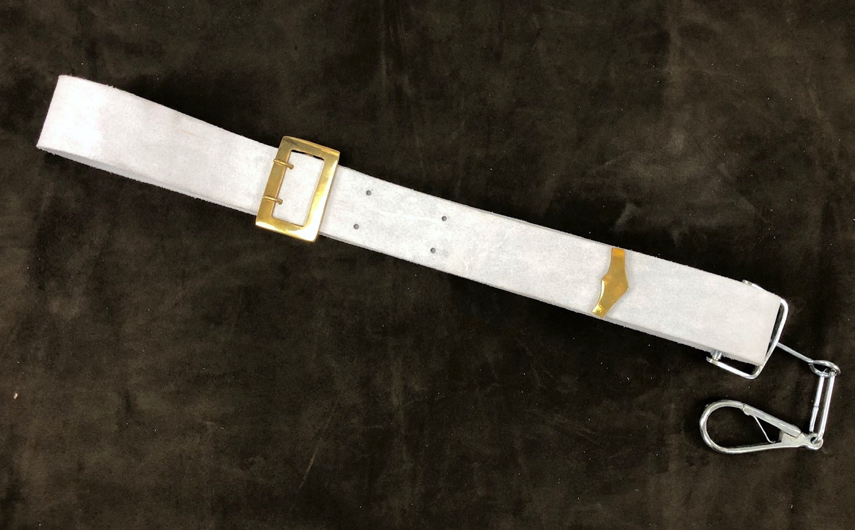 White Buff Leather Cavalry Carbine Sling with Clip | Purchase ...