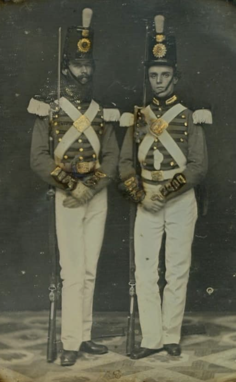 White Buff Leather Cartridge Box Sling | Purchase Reproduction Veteran ...