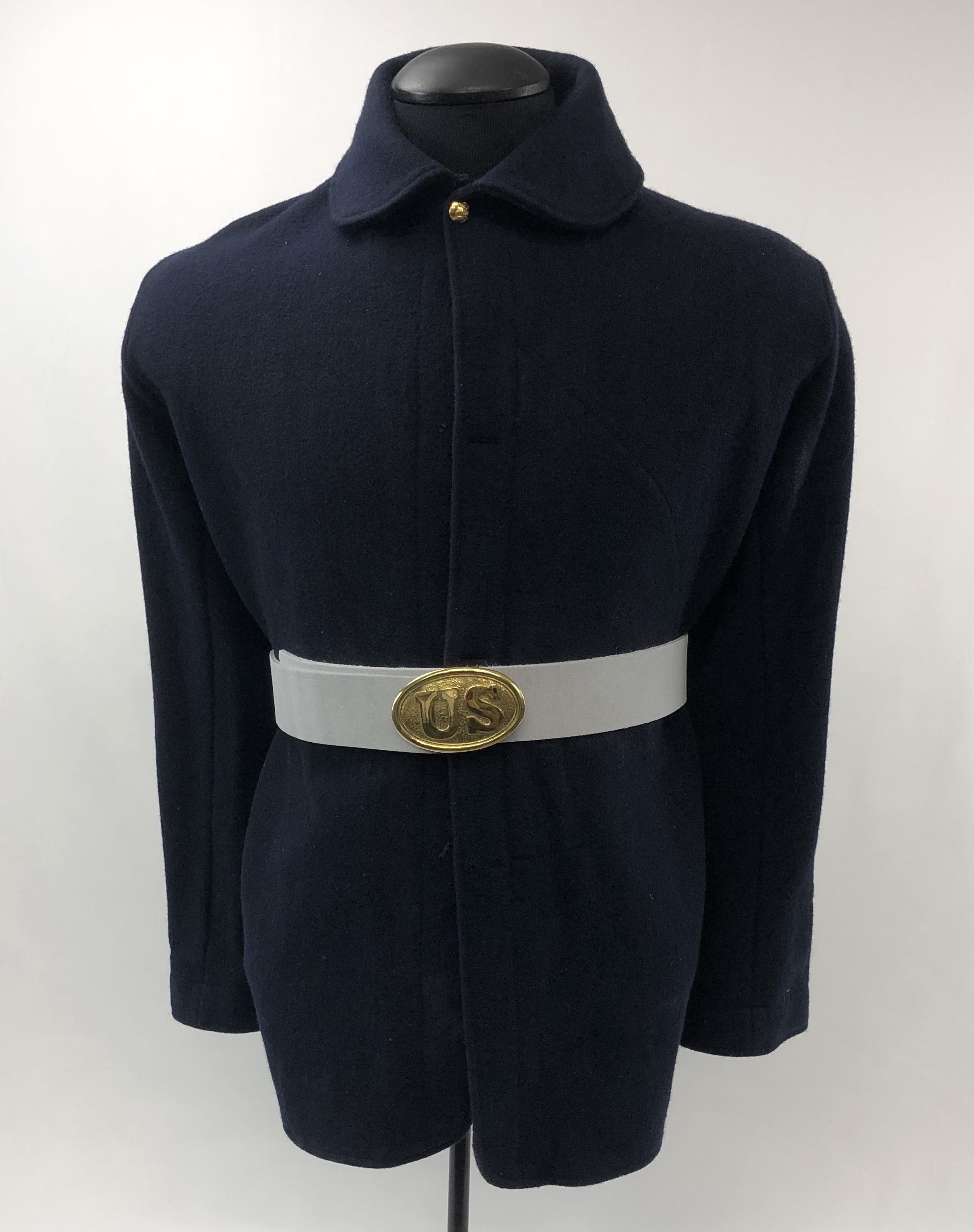 Pre-Civil War White Buff US Enlisted Belt with Buckle | Purchase ...