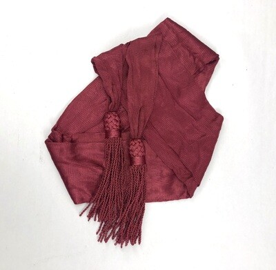 Silk Officer's Sash - Crimson / Wine Color | Purchase Reproduction ...