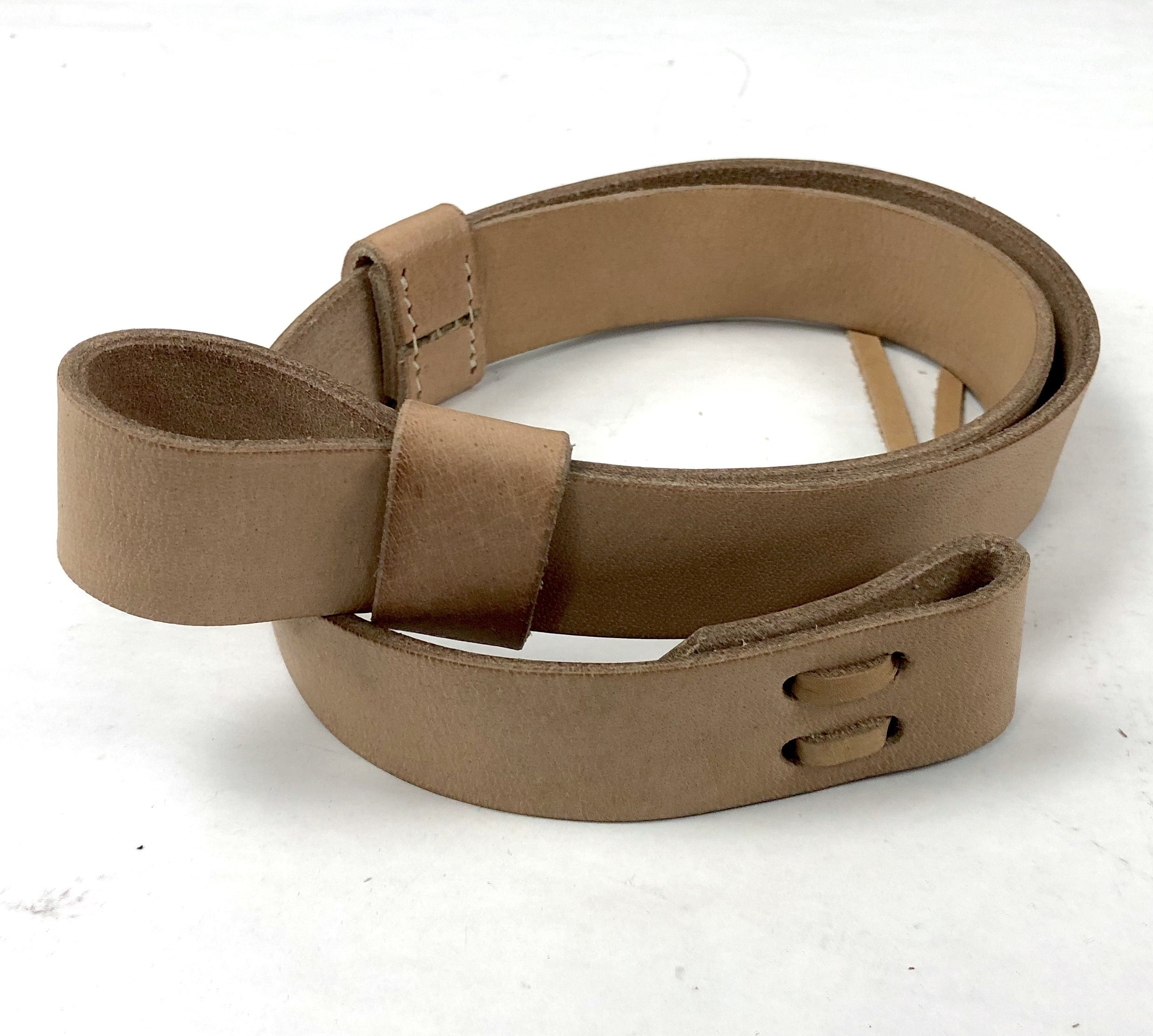 Natural Leather Musket Sling | Veteran Arms From Muzzleloading Era