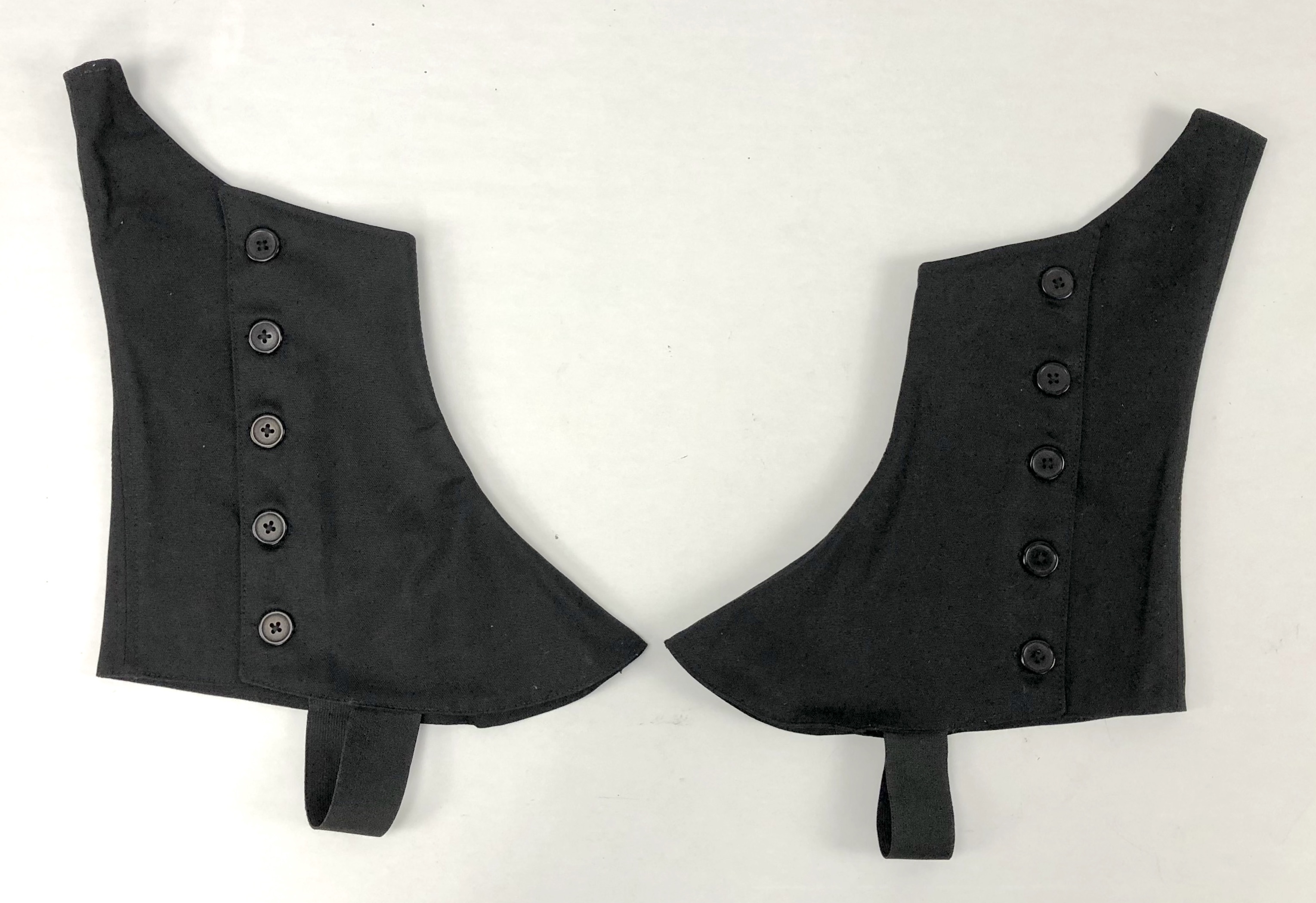 Black Canvas Spatterdashes with Peaked Rear | Veteran Arms From ...