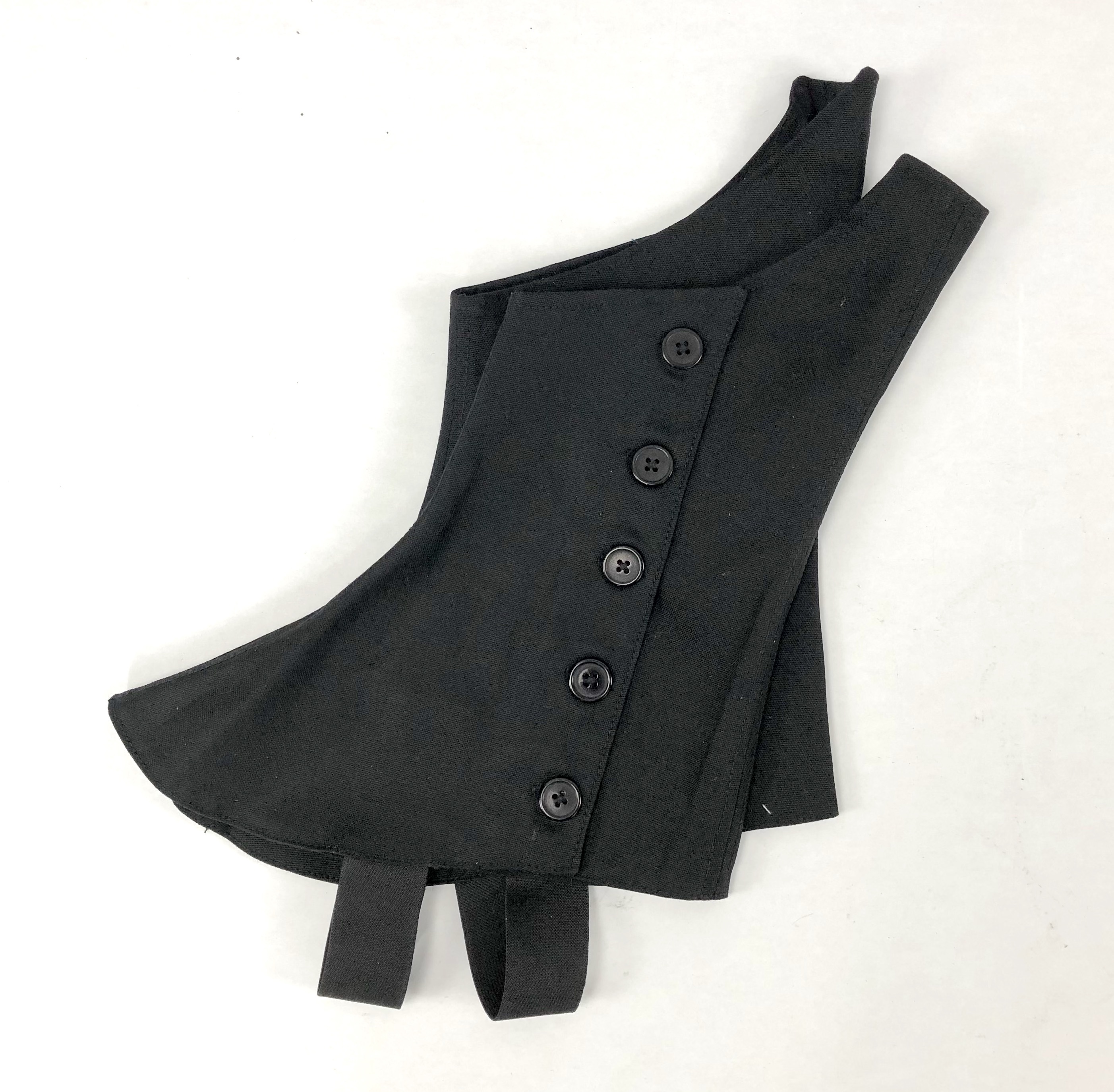 Black Canvas Spatterdashes with Peaked Rear | Veteran Arms From ...