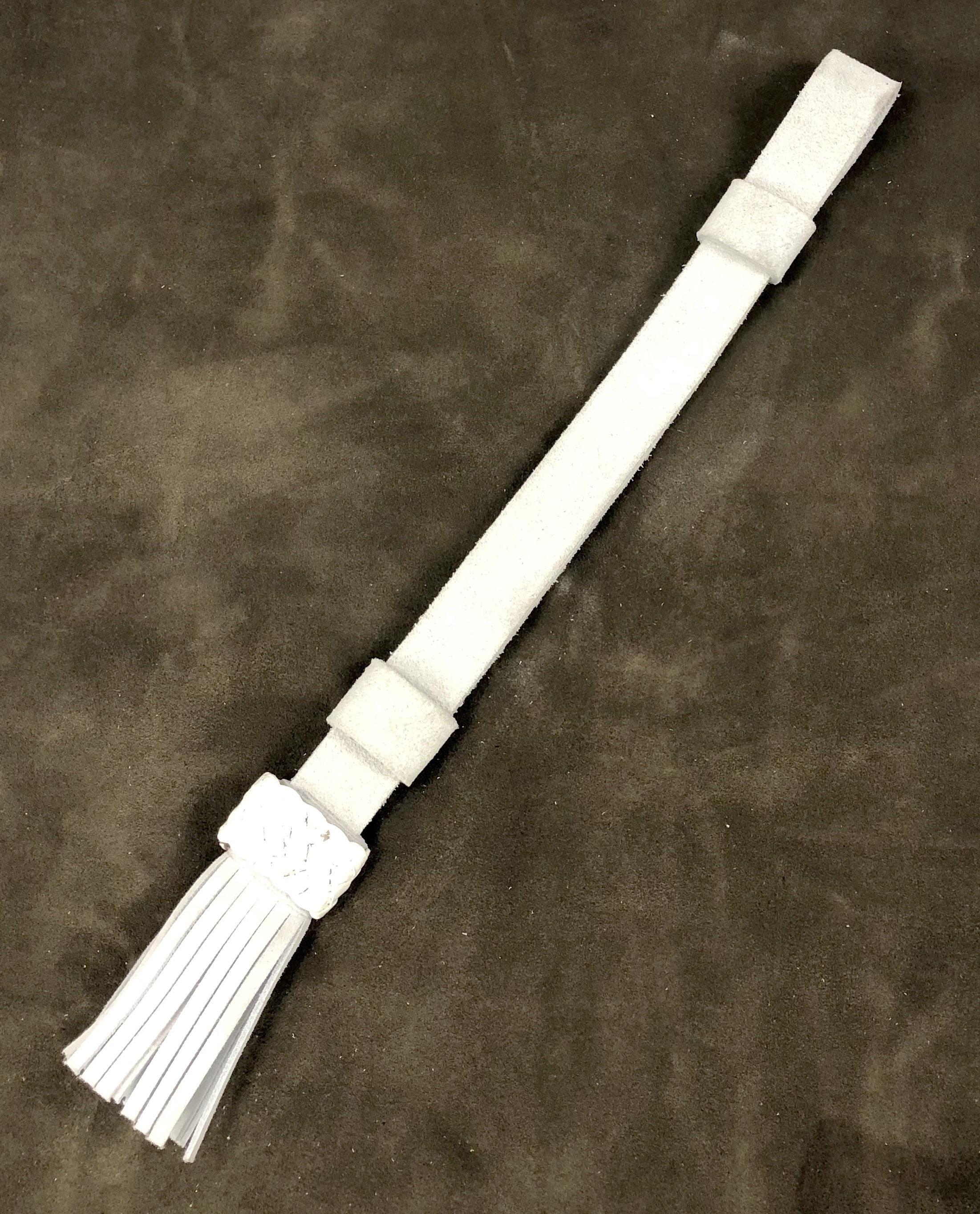 White Buff Leather Saber or Sword Knot | Purchase Reproduction Veteran ...