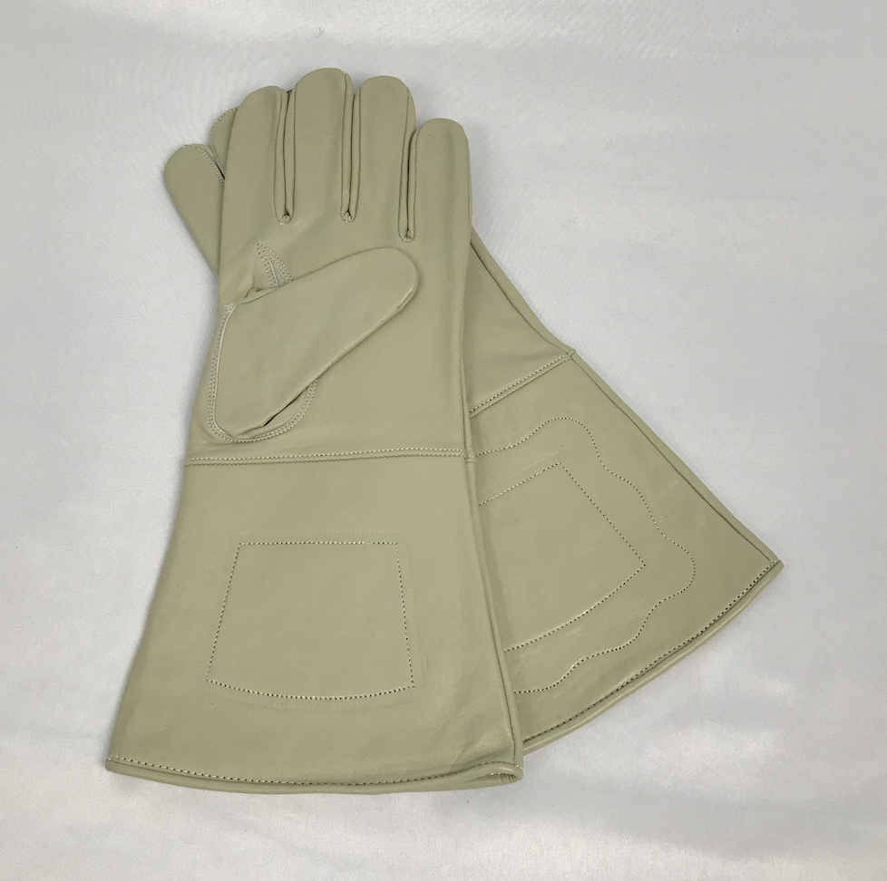 Buff Colored Leather Gauntlets - Size Extra Large | Veteran Arms From ...