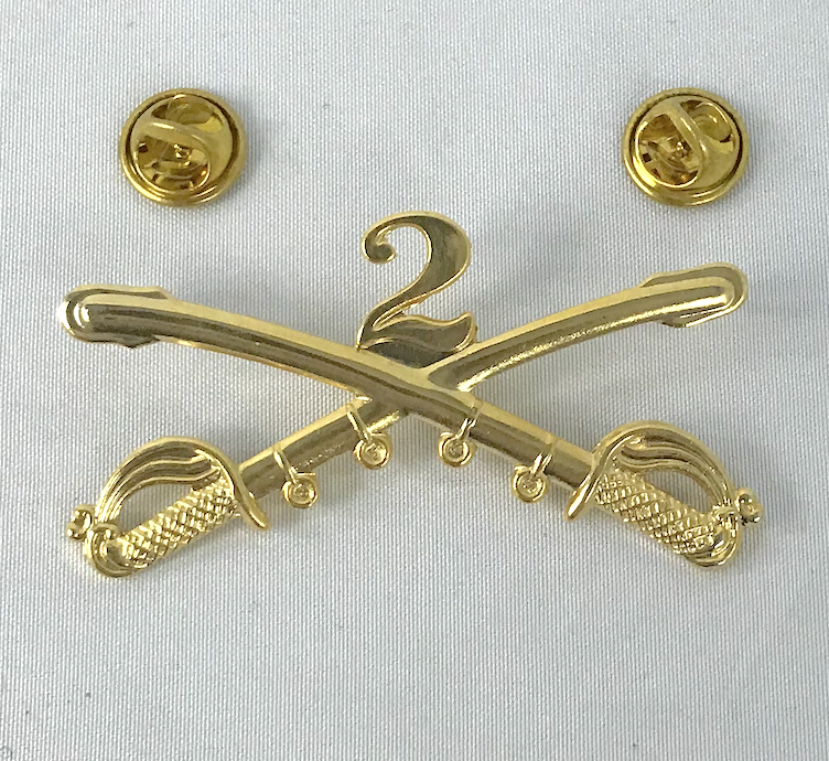 2nd Cavalry Hat Pin | Purchase Reproduction Veteran Arms from ...