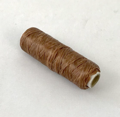 Mini Sinew Roll - 20 Yard Bobbin - Natural Honey Color - 70 lbs test ...