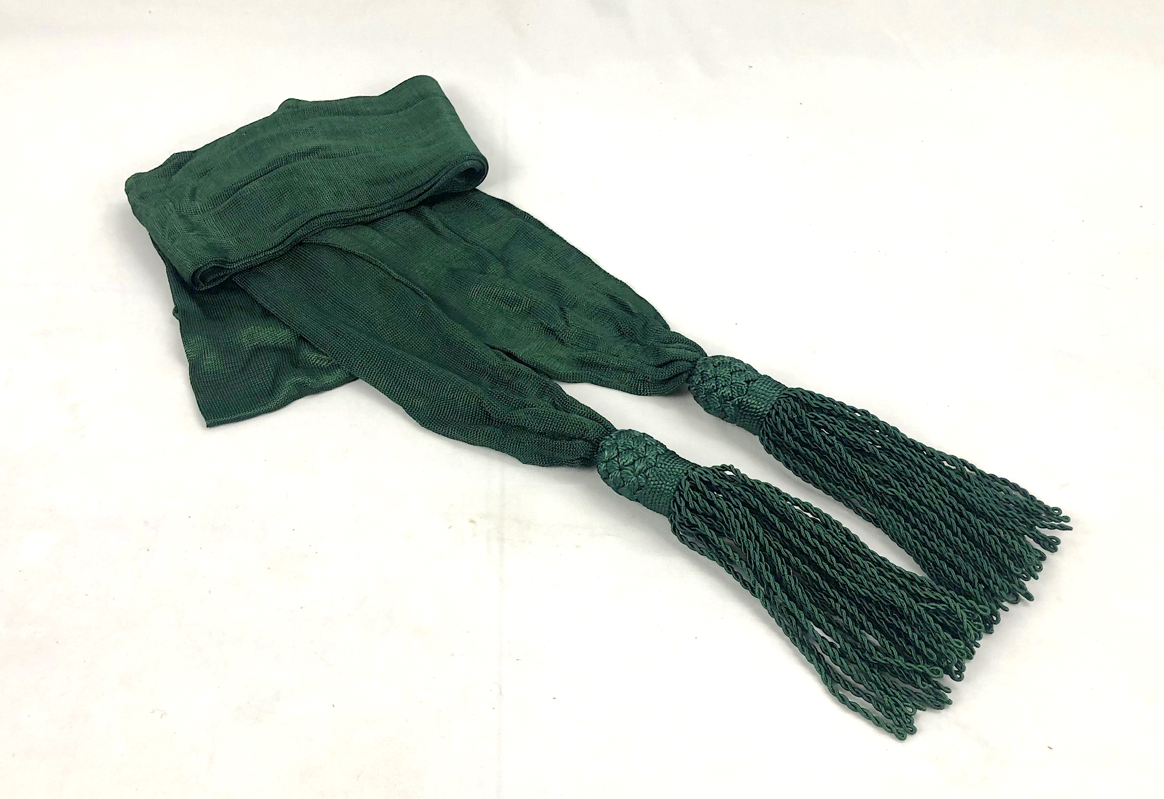 Silk Officer's Sash - Green | Veteran Arms From Muzzleloading Era