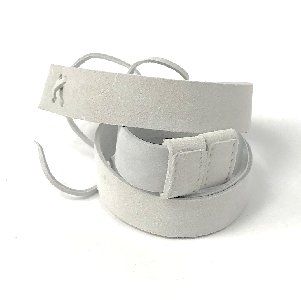 White Buff Leather Musket Sling | Veteran Arms From Muzzleloading Era