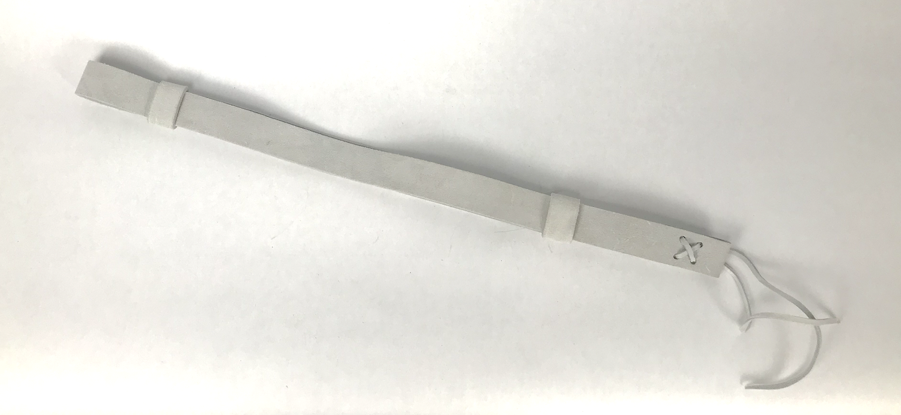 White Buff Leather Musket Sling | Veteran Arms From Muzzleloading Era