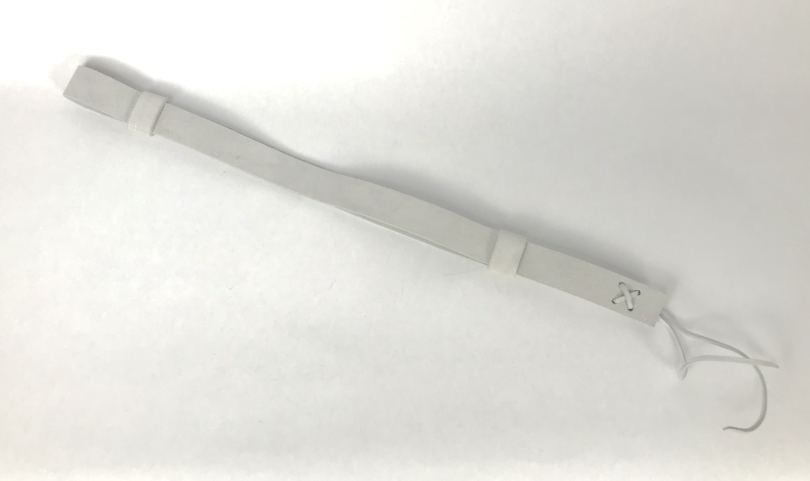 White Buff Leather Musket Sling | Veteran Arms From Muzzleloading Era