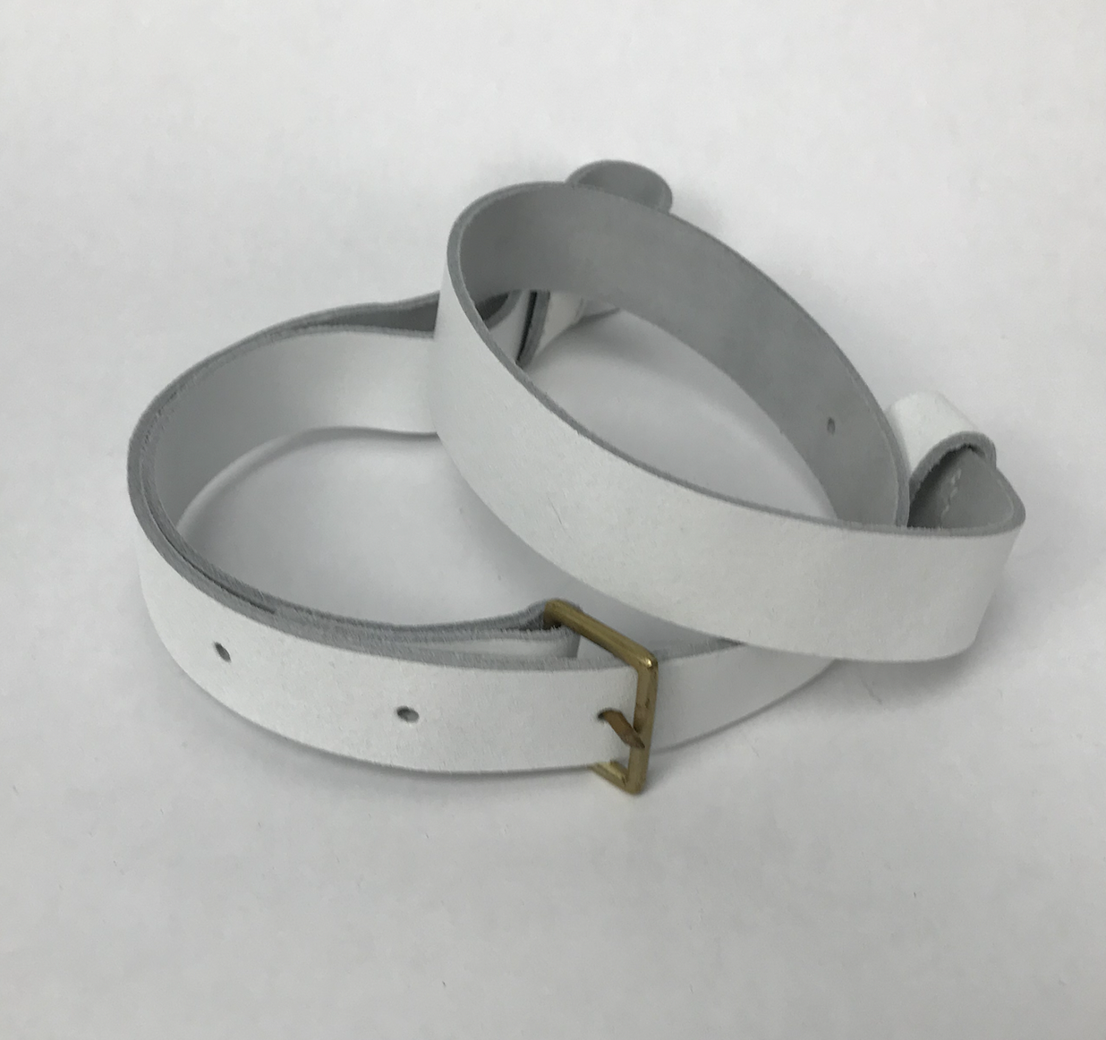 British Issue 1853 Enfield White Leather Sling with Brass Buckle ...