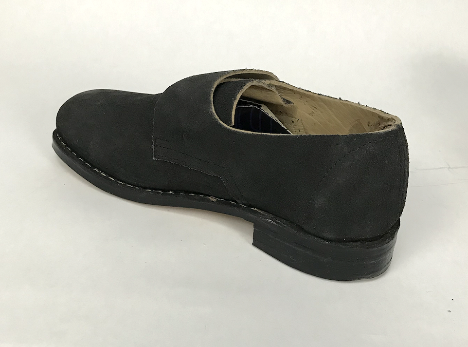 Colonial Buckle Shoes - Rough Out, Black Leather with Buckles | Veteran ...