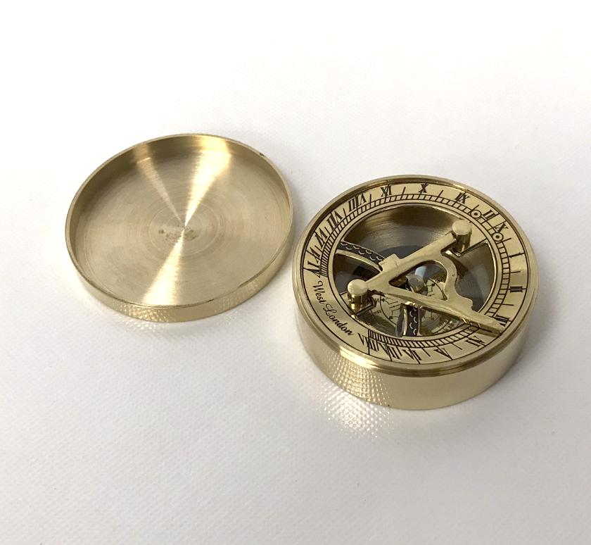 Brass Sundial Compass | Veteran Arms From Muzzleloading Era