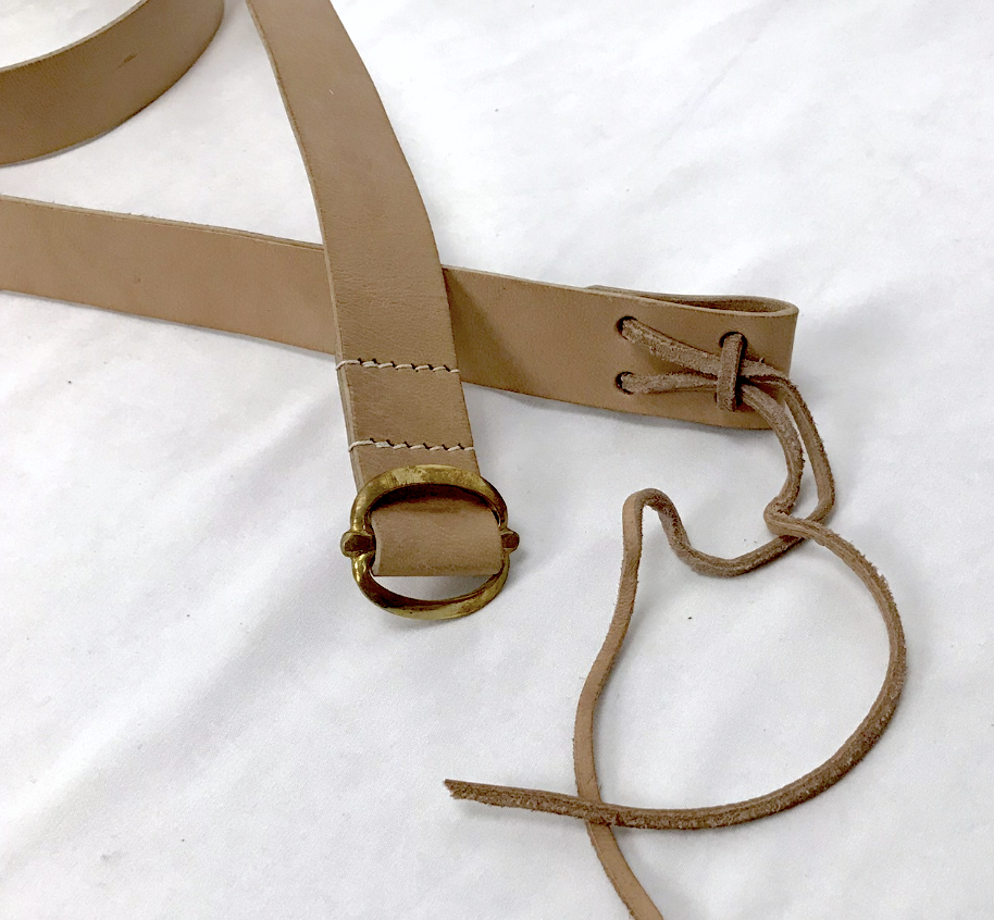 Natural Leather Musket Sling with Brass Buckle | Veteran Arms From ...