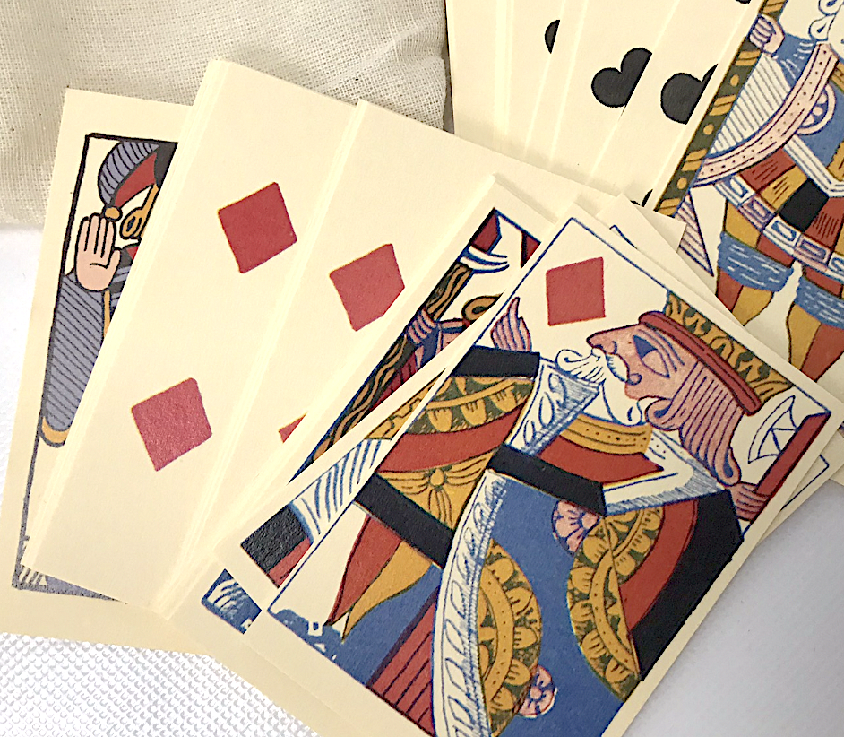 English Colonial Playing Cards | Purchase Reproduction Veteran Arms ...